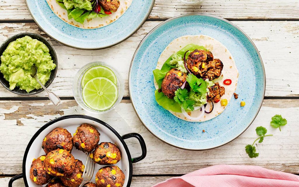 Tacobollar med formbar vegofärs - Anamma